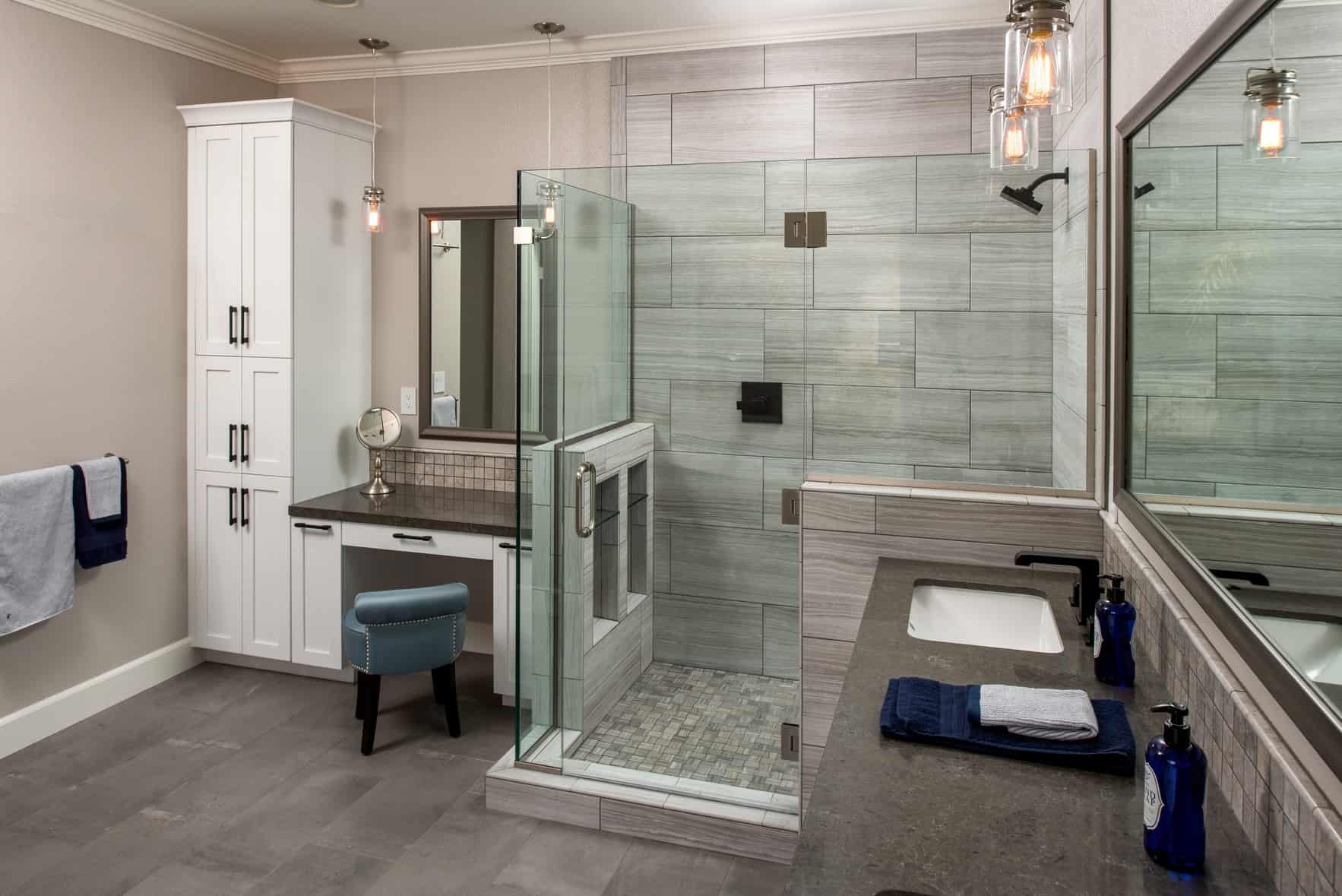 Contemporary Vs Traditional Bathroom Remodel Remodel Works